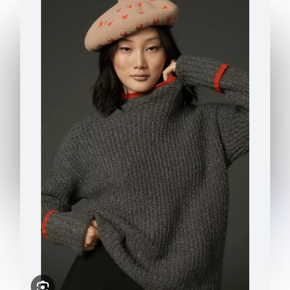Maeve | Sweaters | Anthro Maeve Margaret Mock Neck Sweater | Poshmark